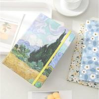 China Strap Design Hardcover Notebook A5 Thick Ink-Proof Paper Journal Featuring Van Gogh's Paintings for sale