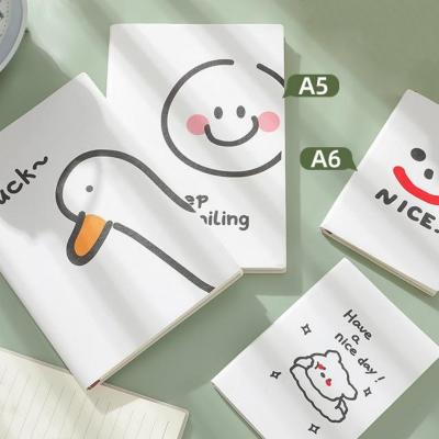 China Cute Cartoon Kids Like Notebook A5 / A6 PU Leather Waterproof Journal for School Office for sale
