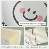 China Cute Cartoon Kids Like Notebook A5 / A6 PU Leather Waterproof Journal for School Office for sale
