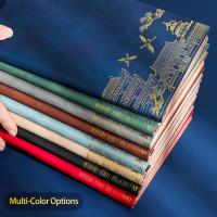 China High End Chinese Style Gold Foil Stamping Notebook A5 Multiple Colors Cover Journal for sale