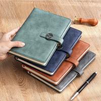 China Business Gifts PU Leather Cover Notebook With Magnetic Clasp for School Office Stationery for sale