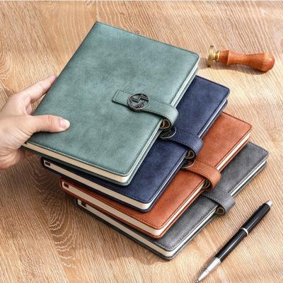 China Business Gifts PU Leather Cover Notebook With Magnetic Clasp for School Office Stationery for sale