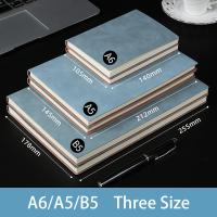 China Customizable A5 A6 B5 Velvet PU Leather Cover Notebook for Business Gifts School Supplies for sale