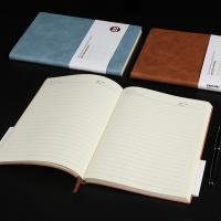 China Customizable A5 A6 B5 Velvet PU Leather Cover Notebook for Business Gifts School Supplies for sale