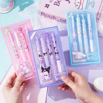 China Sanrio Original 0.5mm ST Tip Soft Sheath Kuromi Cinnamoroll My Melody Gel Pen for sale