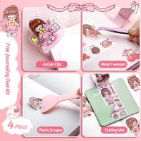 China Cute Stationery Journaling Set Notebook Stickers Children's Handbooks for sale