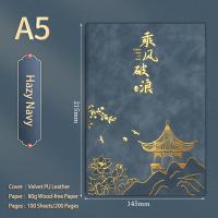 China Custom Logo Business Gift Box Wholesale China Chic A5 Notebook Pen Bookmark Set for sale