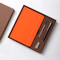 China Luxury Executive Notebook Set A5 Journal Premium Pen U-Disc Thermos Set for sale