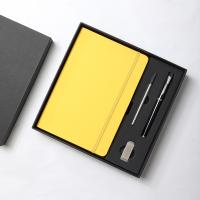 China Luxury Executive Notebook Set A5 Journal Premium Pen U-Disc Thermos Set for sale