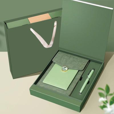China 3D Color Clasp Customization Notebook Multi-Pocket Design Gift Box Pen Thermos Set for sale