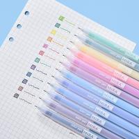 China 0.5mm Plastic Gel Pen with 12 Colorful Inks for sale