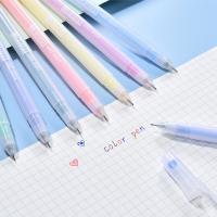 China 0.5mm Plastic Gel Pen with 12 Colorful Inks for sale