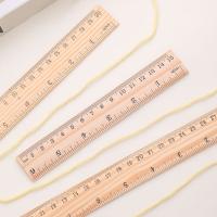 China Wholesale Sewing Wood Ruler Premium Material Break Resistant for Teaching Carpentry for sale