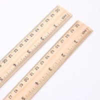 China Wholesale Sewing Wood Ruler Premium Material Break Resistant for Teaching Carpentry for sale
