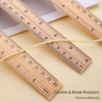 China Wholesale Sewing Wood Ruler Premium Material Break Resistant for Teaching Carpentry for sale