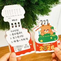 China Wholesale Christmas Mini Desk Calendar for Kids Gifting Award for sale