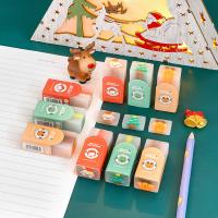 China Christmas Style PVC Eraser with Eco-friendly Material and Soft Erase Clean for Students for sale