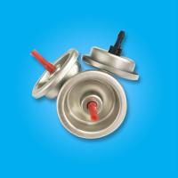 China 1-Inch Plastic Stem Butane Gas Refill Valve with Adaptor for Industrial Lighters - 2×0.51mm Double Orifice for sale