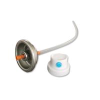 China 1 Inch Male Aerosol Spray Paint Valve with Buna Gasket and 0.51mm Orifice for Automotive & Industrial Applications for sale