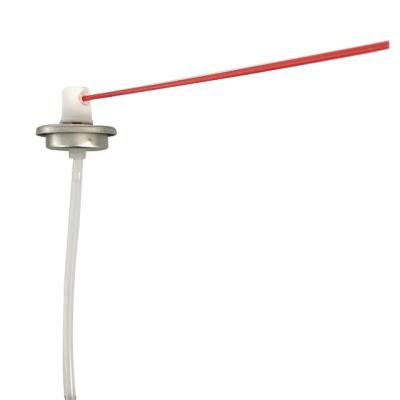 China Chemical Resistant 1 Inch Aerosol Spray Valve with Actuator for Insecticide 2x0.51mm Stem for sale