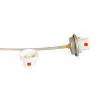 China Tinplate 25.4mm Oil Base Insecticide Aerosol Spray Valve with Actuator 2x0.51mm Orifice for sale