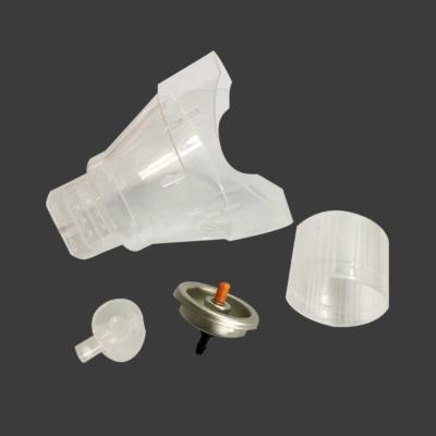 China 25.4mm White Oxygen Spray Cap Mask Actuator for Oxygen Breathing Cylinders - PP Material with Double-Cap Design for sale