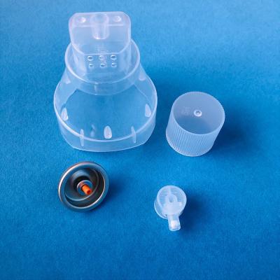 China 25.4mm Chemical Resistant Oxygen Spray Valve with Mask and Cap for Aerosol Cylinders for sale