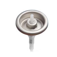 China 25.4mm (1 Inch) Tinplate Aerosol Spray Pump Valve for Cosmetic Cans with POM Stem and Stainless Steel Spring for sale