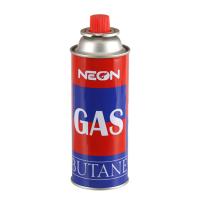 China 65mm Diameter Empty Straight Wall Butane Gas Canister 400ml Capacity Metal Tin for Camping Stoves for sale
