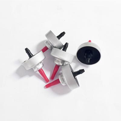 China 20mm Buna Gasket Butane Gas Filler Valve with Plastic Stem - Double Orifice 2×0.51mm for Aerosol Canisters for sale