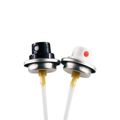 China 1 Inch Male Aerosol Paint Spray Valve with φ0.51mm Double Orifice for Tin Cans - Anti-Leakage Design for sale