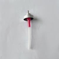 China 20mm Aluminum Metering Aerosol Valve with L-Actuator for Cosmetic Cans - 35μl to 100μl Dosage Options for sale