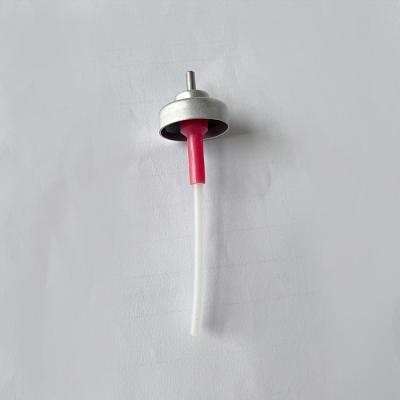 China 20mm Aluminum Metering Aerosol Valve with L-Actuator for Cosmetic Cans - 35μl to 100μl Dosage Options for sale