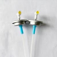 China 1 Inch Metered Aerosol Valve with Actuator for Tin Cans - 25-150μL Dosage Range for sale