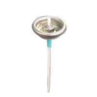 China 1-Inch Metered Aerosol Valve with L-Shape Actuator for Pharmaceutical Production - 25μL to 150μL Dosage Options for sale
