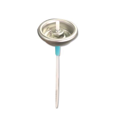China 1-Inch Metered Aerosol Valve with L-Shape Actuator for Pharmaceutical Production - 25μL to 150μL Dosage Options for sale