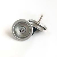 China Universal Butane Lighter Refill Valve 1 Inch with Down Dimples Mounting Cup for sale