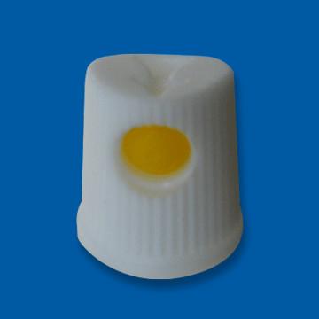 China Yellow Tinplate Aerosol Spray Paint Actuator 0.46mm Orifice for Foam Cleaner Cans - 2-PM and 2-FM Models for sale