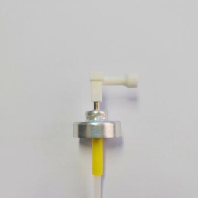 China 20mm Aluminum Can Aerosol Spray Valve 100μl Metered Dosage with Anti-Leaking Design for Air Fresheners for sale