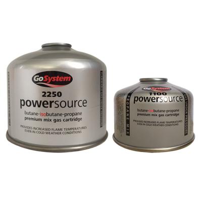 China 100g Butane Gas Canister for Camping Stoves Outdoor Fuel Source 7oz for sale