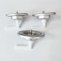 China Durable Aerosol Can Valve Tinplate Mounting Cup With Actuator And Red Cap for sale