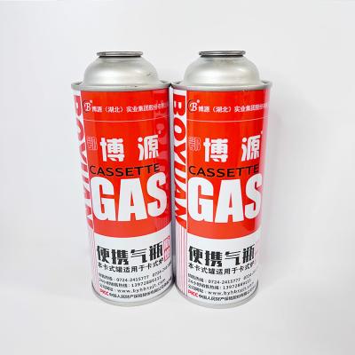 China Custom Logo Butane Gas Cylinder 65×158 mm for Hot Pot - 220g/227g Capacity Tinplate Canister for sale
