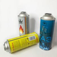 China 65x158mm Butane Gas Canister 220g 227g for BBQ Camping Cooking Straight Wall for sale