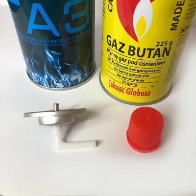 China Straight Wall Butane Gas Canister 220g 227g Tinplate for Camping BBQ Cooking for sale