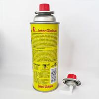 China 220g Refillable Butane Gas Canister - 400ml Capacity with 0.35mm Tinplate Construction for Outdoor Cooking for sale