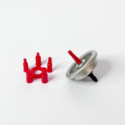 China Normal Close Gas Lighter Refill Valve Silver Zine Alloy for sale