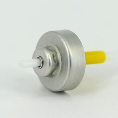 China 20mm Metered Aerosol Valve with 50-500μL Dosage Options and Aluminum Mounting Cap for sale
