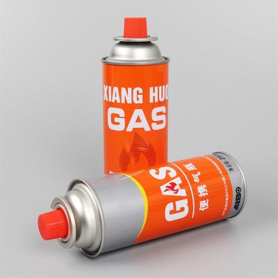 China 220g Butane Fuel Canister for Portable Gas Stoves 400ml Camping Cartridge for sale