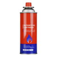China 227g Butane Gas Cartridge Tinplate Portable Camping Stove Fuel Canister 400ml for sale