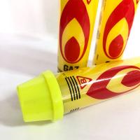China 80ml Butane Gas Lighter Refill with 150mm Height and 45mm Cap for Outdoor Camping Appliances for sale